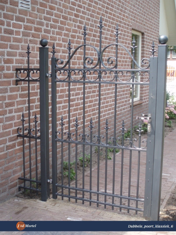 Ijzeren poorten - Specialist J vd Mortel Hekwerken & Poorten