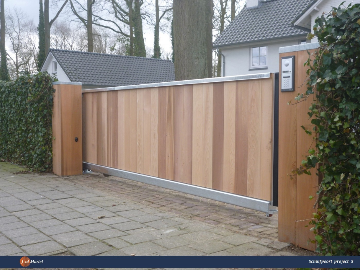 Schuifpoort - J vd Mortel Hekwerken & Poorten